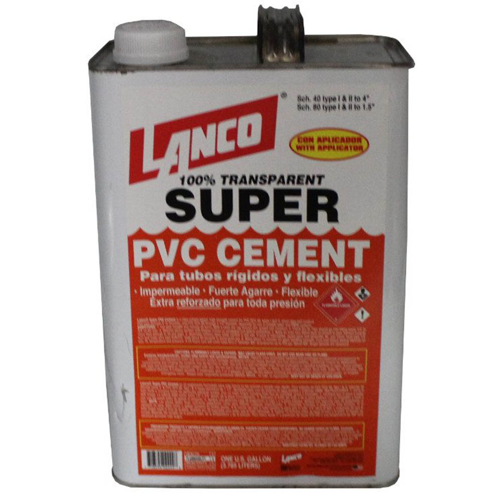 Cemento PVC transparente LANCO - Yo Claudio Mercantil